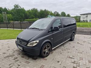 Black Mercedes-Benz Vito 2007 in Riga, with an engine capacity of 2.20 L and mileage of 382 thousand km for 5000 €, photo  on AUTOMOTO.COM.LV
