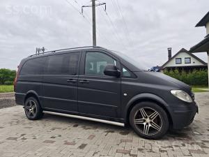 Black Mercedes-Benz Vito 2007 in Riga, with an engine capacity of 2.20 L and mileage of 382 thousand km for 5000 €, photo 4 on AUTOMOTO.COM.LV