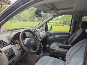 Black Mercedes-Benz Vito 2007 in Riga, with an engine capacity of 2.20 L and mileage of 382 thousand km for 5000 €, photo 6 on AUTOMOTO.COM.LV