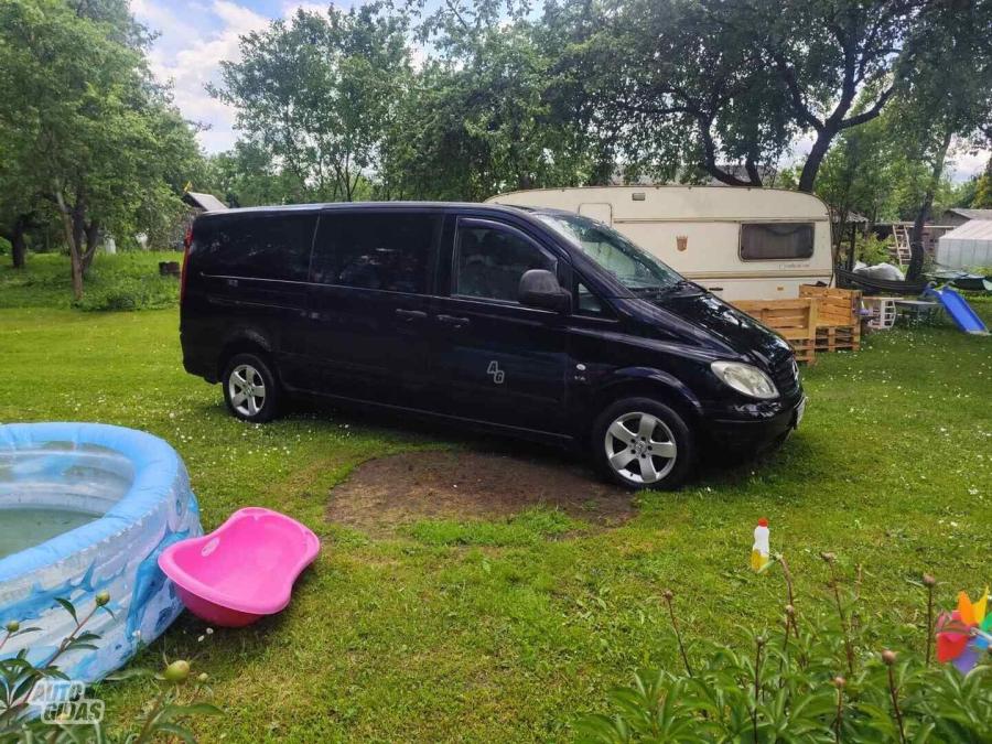 Black Mercedes-Benz Vito 2007 in Vilnius, with an engine capacity of 3.00 L and mileage of 340 thousand km for 2500 €, photo 3 on AUTOMOTO.COM.LV