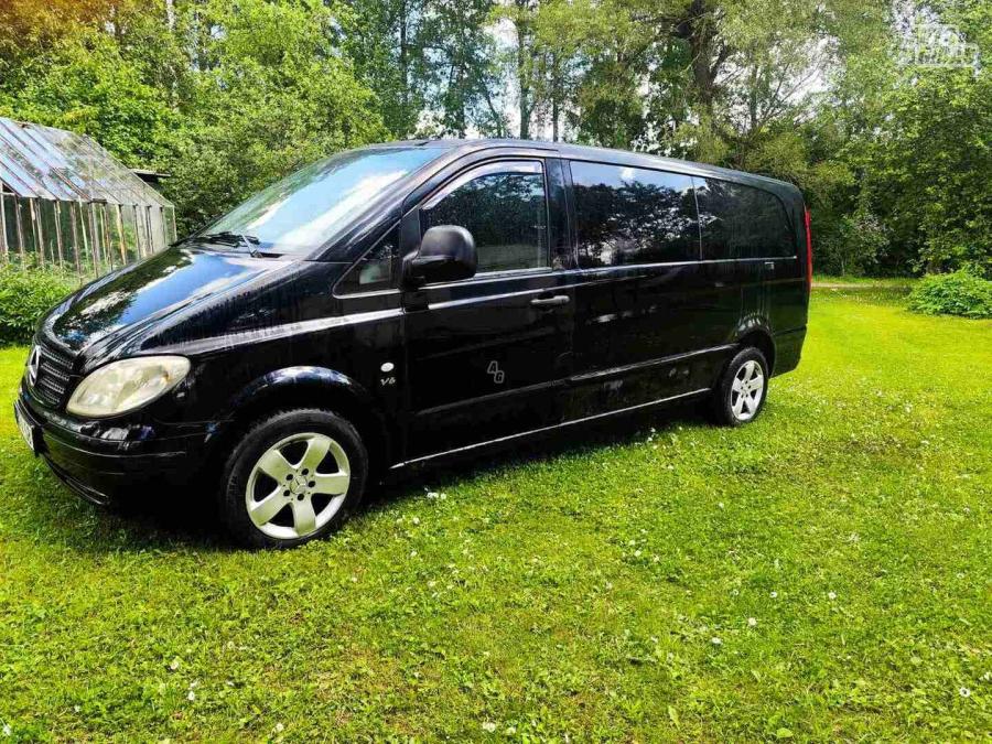 Black Mercedes-Benz Vito 2007 in Vilnius, with an engine capacity of 3.00 L and mileage of 340 thousand km for 2500 €, photo 5 on AUTOMOTO.COM.LV
