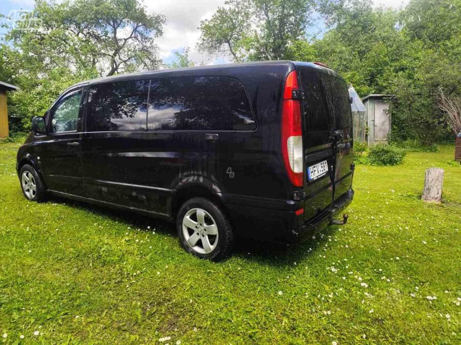 Black Mercedes-Benz Vito 2007 in Vilnius, with an engine capacity of 3.00 L and mileage of 340 thousand km for 2500 €, photo 6 on AUTOMOTO.COM.LV