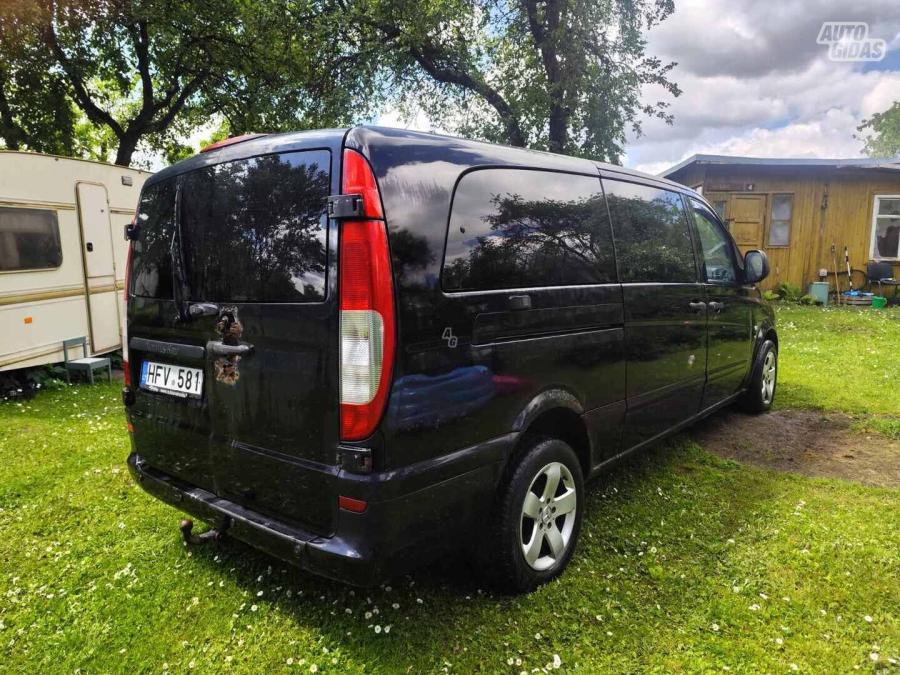 Black Mercedes-Benz Vito 2007 in Vilnius, with an engine capacity of 3.00 L and mileage of 340 thousand km for 2500 €, photo 8 on AUTOMOTO.COM.LV