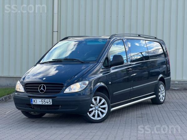 Black Mercedes-Benz Vito 2007 in Tukums, with an engine capacity of 2.20 L and mileage of 360 thousand km for 6990 €, photo 1 on AUTOMOTO.COM.LV