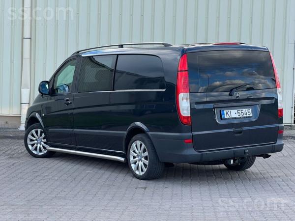 Melns Mercedes-Benz Vito 2007 Tukums, ar dzinēja tilpumu 2.20 L un nobraukumu 360 tūkst. km par 6990 €, foto 3 vietnē AUTOMOTO.COM.LV
