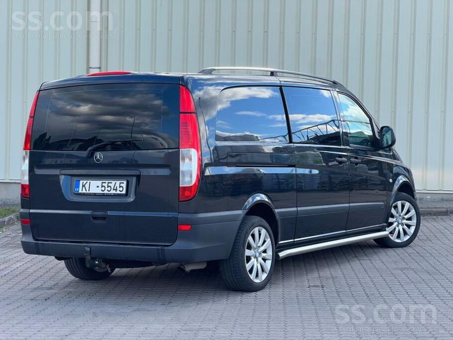 Black Mercedes-Benz Vito 2007 in Tukums, with an engine capacity of 2.20 L and mileage of 360 thousand km for 6990 €, photo 5 on AUTOMOTO.COM.LV