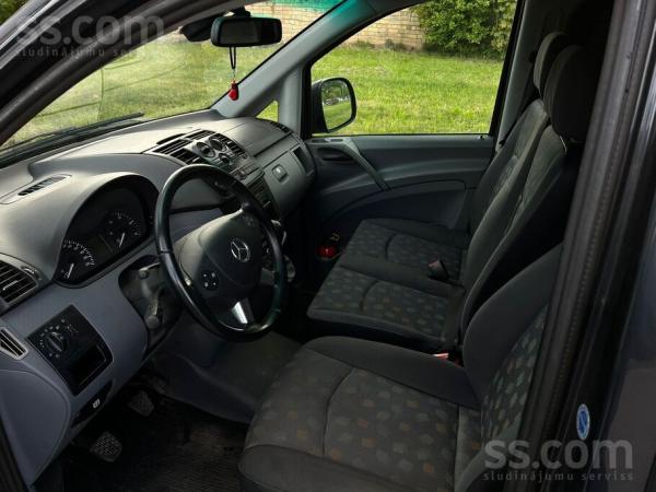 Melns Mercedes-Benz Vito 2007 Tukums, ar dzinēja tilpumu 2.20 L un nobraukumu 360 tūkst. km par 6990 €, foto 5 vietnē AUTOMOTO.COM.LV