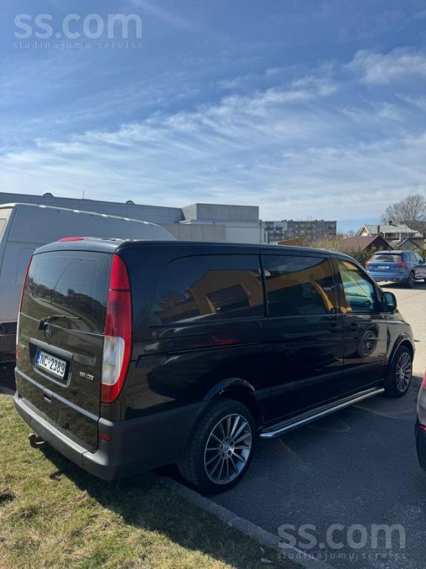 Black Mercedes-Benz Vito 2007 in Rezekne, with an engine capacity of 2.20 L and mileage of 405 thousand km for 8200 €, photo 5 on AUTOMOTO.COM.LV