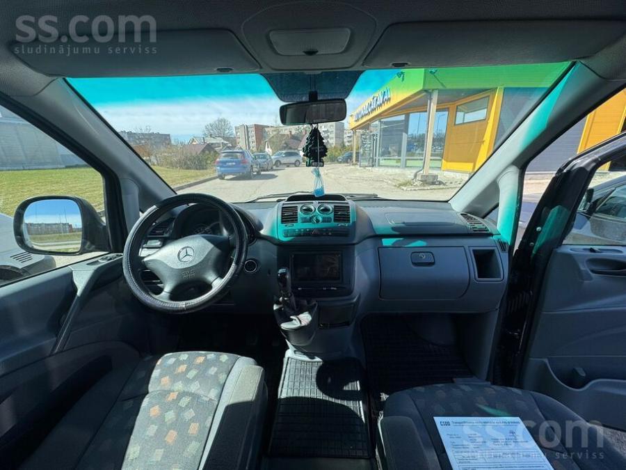Melns Mercedes-Benz Vito 2007 Rēzekne, ar dzinēja tilpumu 2.20 L un nobraukumu 405 tūkst. km par 8200 €, foto 8 vietnē AUTOMOTO.COM.LV