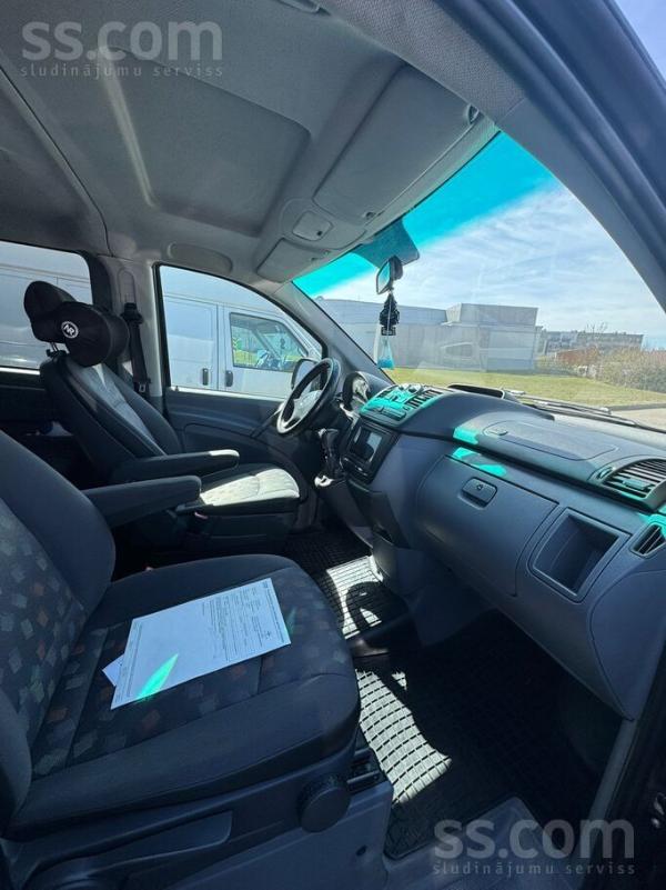 Black Mercedes-Benz Vito 2007 in Rezekne, with an engine capacity of 2.20 L and mileage of 405 thousand km for 8200 €, photo 8 on AUTOMOTO.COM.LV