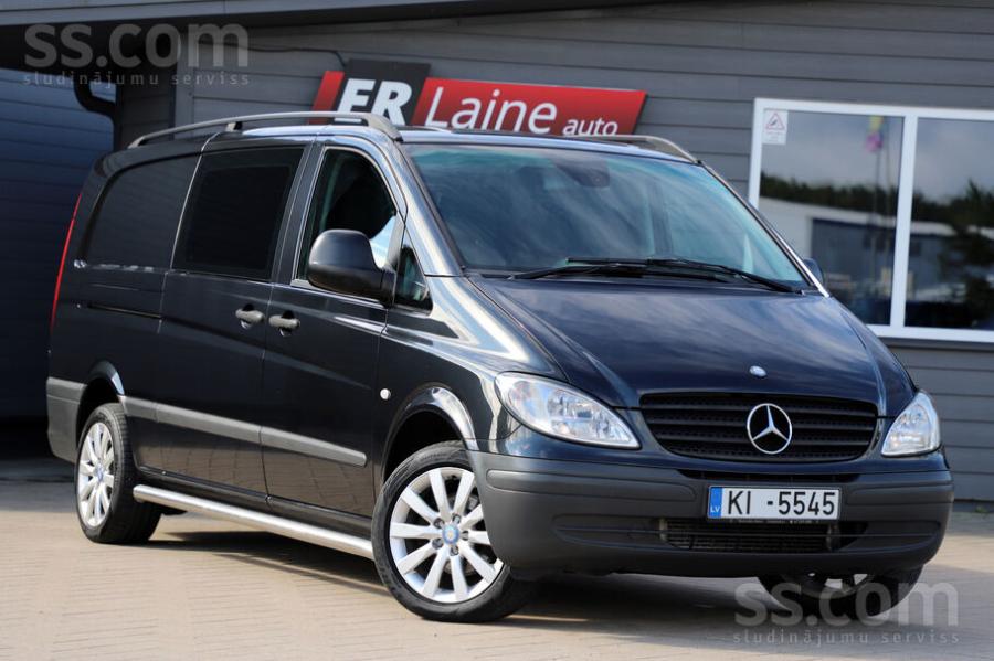 Melns Mercedes-Benz Vito 2007 Tukums, ar dzinēja tilpumu 2.20 L un nobraukumu 366 tūkst. km par 6700 €, foto 1 vietnē AUTOMOTO.COM.LV