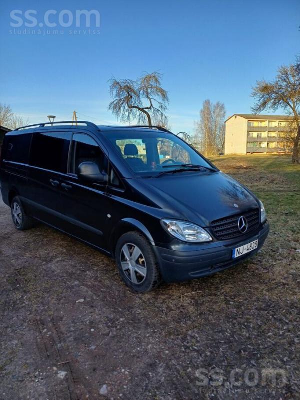 Melns Mercedes-Benz Vito 2007 Valmiera, ar dzinēja tilpumu 2.20 L un nobraukumu 560 tūkst. km par 3259 €, foto 1 vietnē AUTOMOTO.COM.LV
