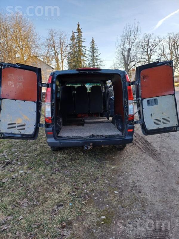 Melns Mercedes-Benz Vito 2007 Valmiera, ar dzinēja tilpumu 2.20 L un nobraukumu 560 tūkst. km par 3259 €, foto 9 vietnē AUTOMOTO.COM.LV