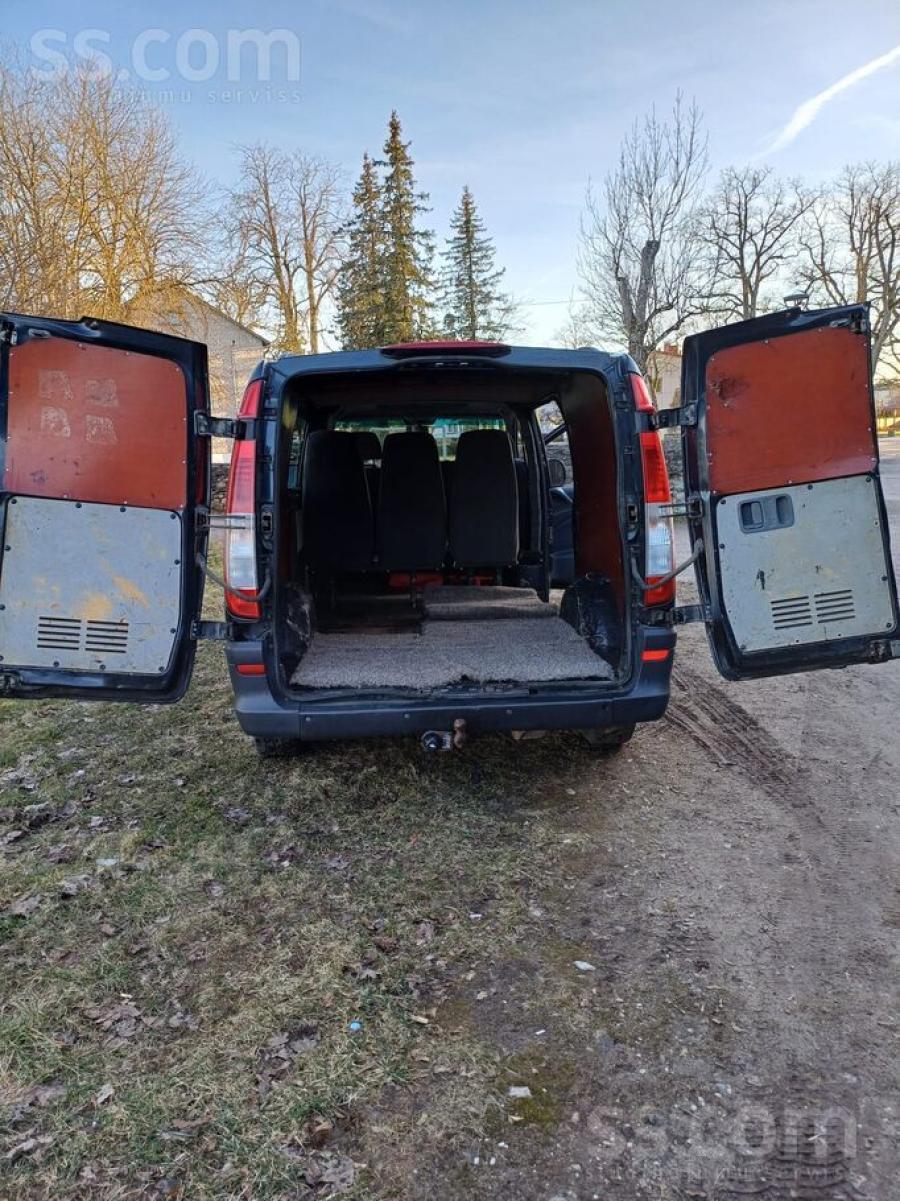 Melns Mercedes-Benz Vito 2007 Valmiera, ar dzinēja tilpumu 2.20 L un nobraukumu 560 tūkst. km par 3259 €, foto 10 vietnē AUTOMOTO.COM.LV