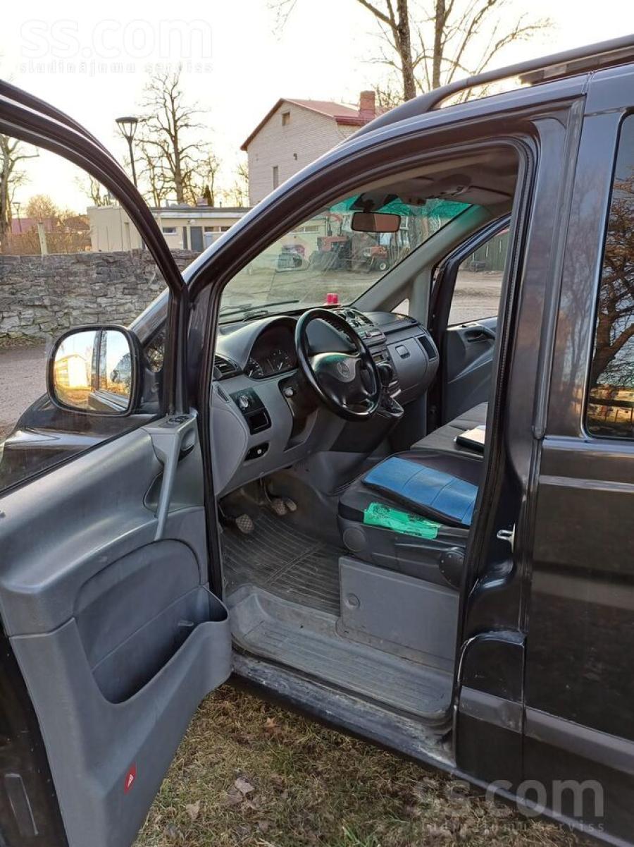 Melns Mercedes-Benz Vito 2007 Valmiera, ar dzinēja tilpumu 2.20 L un nobraukumu 560 tūkst. km par 3259 €, foto 22 vietnē AUTOMOTO.COM.LV