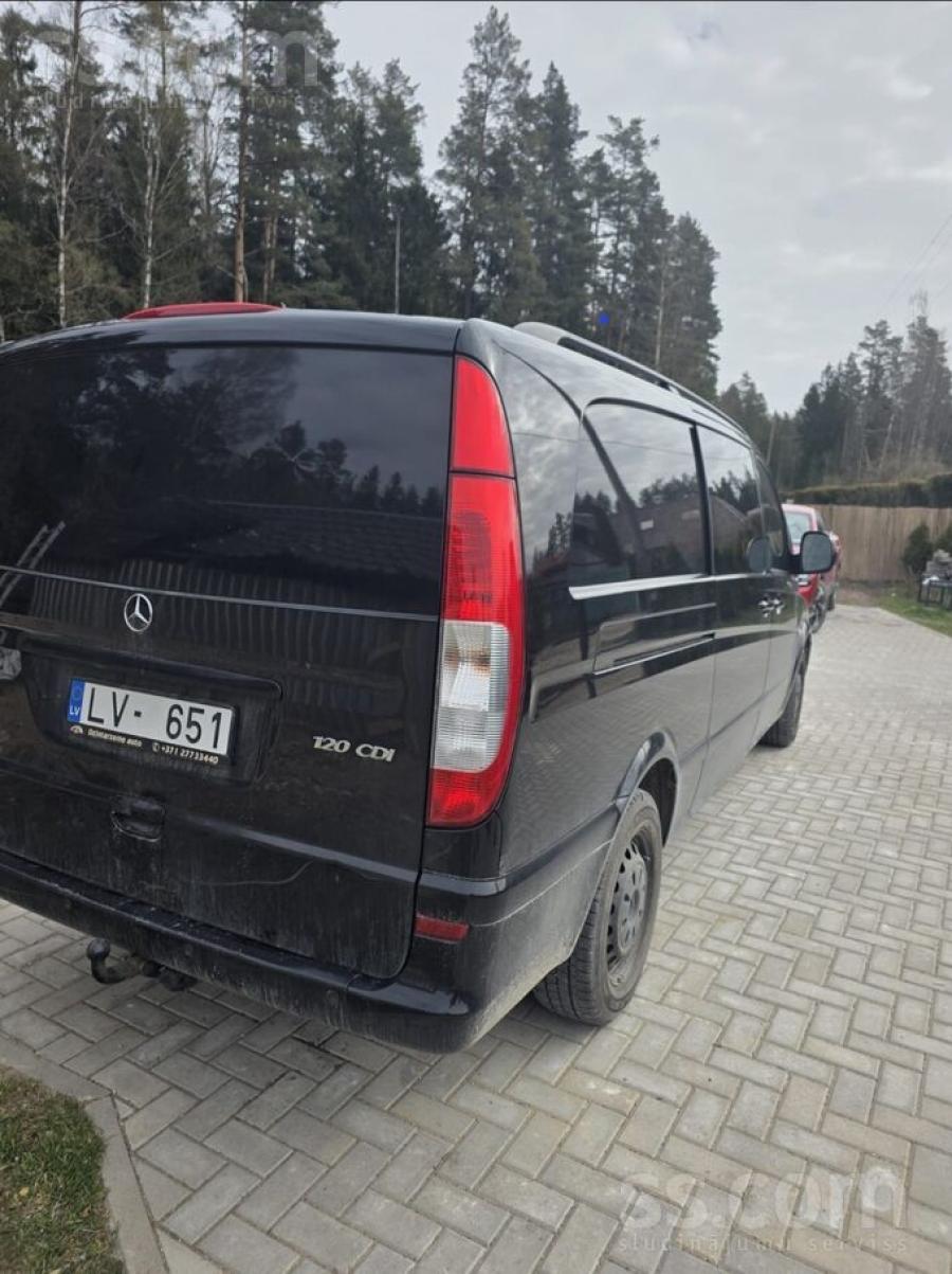 Melns Mercedes-Benz Vito 2008 Rīga, ar dzinēja tilpumu 3.00 L un nobraukumu 318 tūkst. km par 12000 €, foto 6 vietnē AUTOMOTO.COM.LV