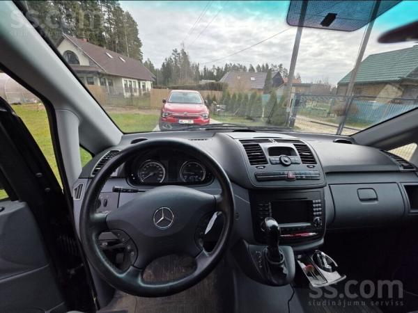 Black Mercedes-Benz Vito 2008 in Riga, with an engine capacity of 3.00 L and mileage of 318 thousand km for 12000 €, photo 6 on AUTOMOTO.COM.LV