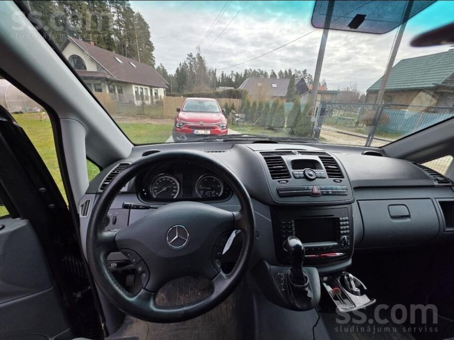 Melns Mercedes-Benz Vito 2008 Rīga, ar dzinēja tilpumu 3.00 L un nobraukumu 318 tūkst. km par 12000 €, foto 7 vietnē AUTOMOTO.COM.LV