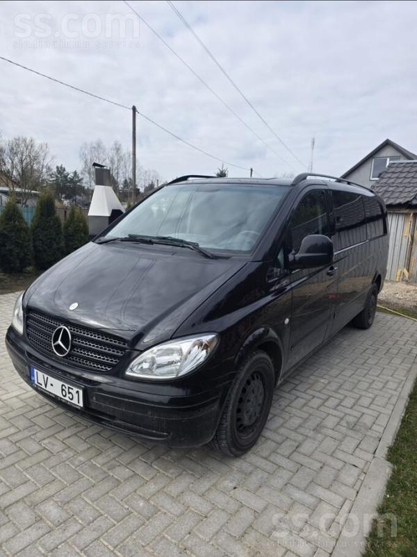 Melns Mercedes-Benz Vito 2008 Rīga, ar dzinēja tilpumu 3.00 L un nobraukumu 318 tūkst. km par 12000 €, foto 1 vietnē AUTOMOTO.COM.LV