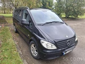 Black Mercedes-Benz Vito 2008 in Valmiera, with an engine capacity of 3.00 L and mileage of 430 thousand km for 5400 €, photo 3 on AUTOMOTO.COM.LV