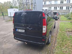 Black Mercedes-Benz Vito 2008 in Valmiera, with an engine capacity of 3.00 L and mileage of 430 thousand km for 5400 €, photo 5 on AUTOMOTO.COM.LV