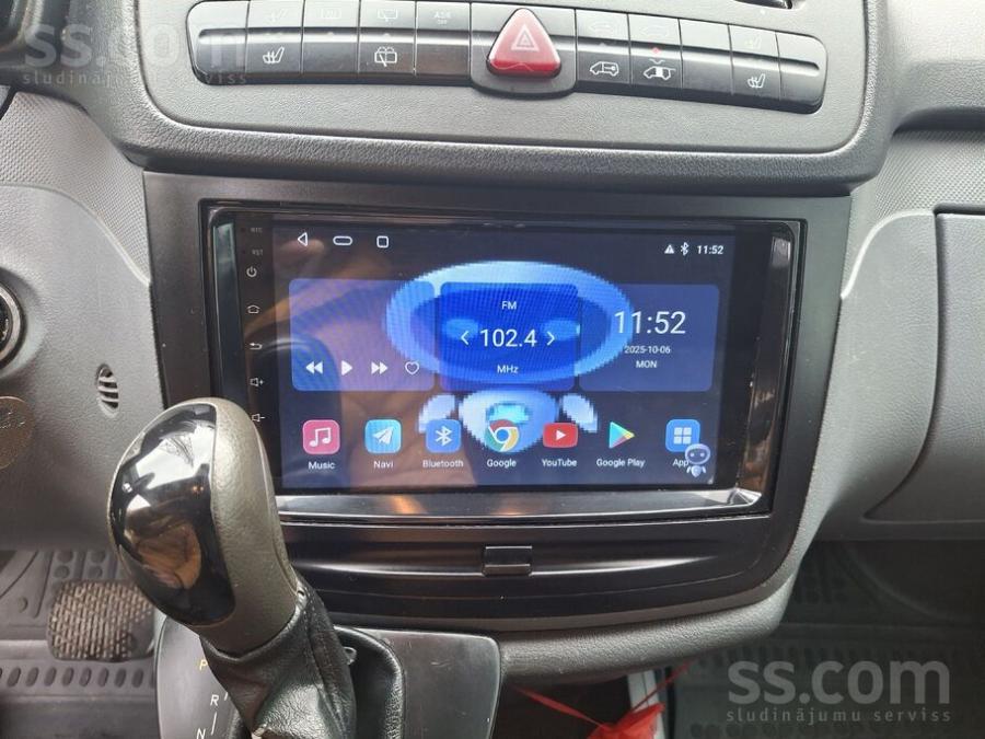 Black Mercedes-Benz Vito 2008 in Valmiera, with an engine capacity of 3.00 L and mileage of 430 thousand km for 5400 €, photo 10 on AUTOMOTO.COM.LV