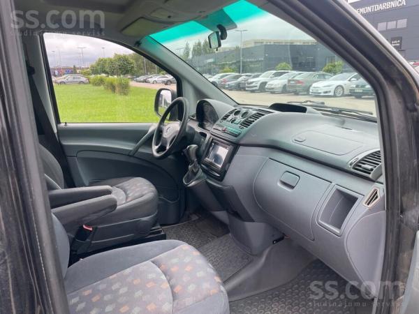 Melns Mercedes-Benz Vito 2009 Rīga, ar dzinēja tilpumu 3.00 L un nobraukumu 490 tūkst. km par 5300 €, foto 6 vietnē AUTOMOTO.COM.LV