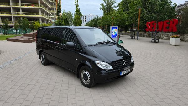Mercedes-Benz Vito 2010 in Tallinn on AUTOMOTO.COM.LV Black Mercedes-Benz Vito 2010 in Tallinn, with an engine capacity of 2.00 L and mileage of 0 thousand km for 4500 €, photo 5 on AUTOMOTO.COM.LV