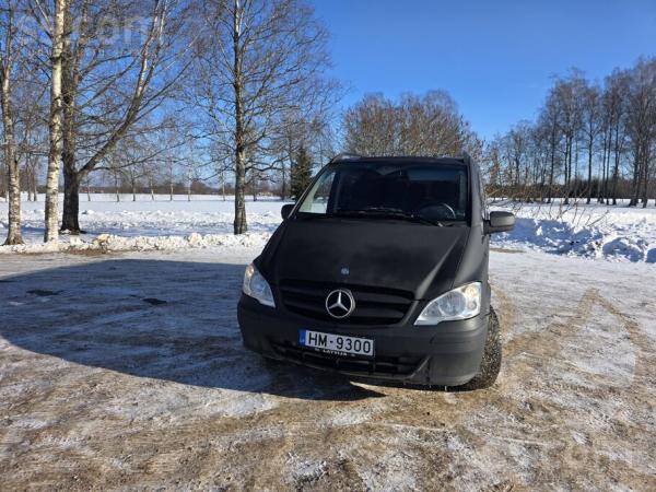 Melns Mercedes-Benz Vito 2011 Rīga, ar dzinēja tilpumu 2.10 L un nobraukumu 328 tūkst. km par 7300 €, foto 1 vietnē AUTOMOTO.COM.LV