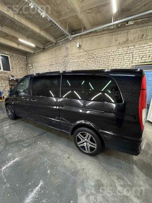 Black Mercedes-Benz Vito 2012 in Jelgava, with an engine capacity of 2.20 L and mileage of 428 thousand km for 6950 €, photo 5 on AUTOMOTO.COM.LV