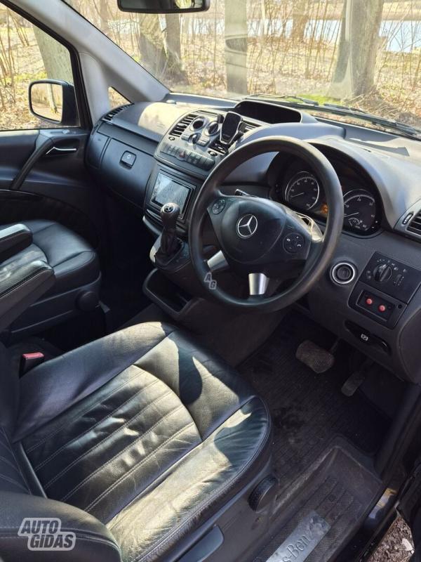 Black Mercedes-Benz Vito 2013 in Vilnius, with an engine capacity of 2.10 L and mileage of 372 thousand km for 4500 €, photo 8 on AUTOMOTO.COM.LV