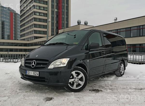 Black Mercedes-Benz Vito 2013 in Riga, with an engine capacity of 2.20 L and mileage of 0 thousand km for 10590 €, photo 1 on AUTOMOTO.COM.LV