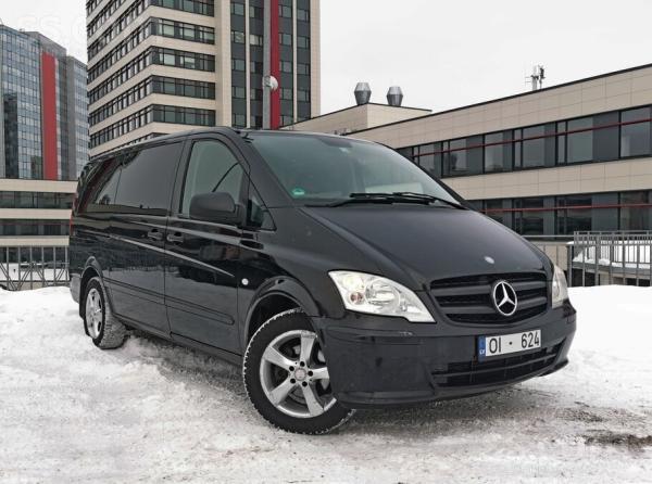 Black Mercedes-Benz Vito 2013 in Riga, with an engine capacity of 2.20 L and mileage of 0 thousand km for 10590 €, photo 4 on AUTOMOTO.COM.LV