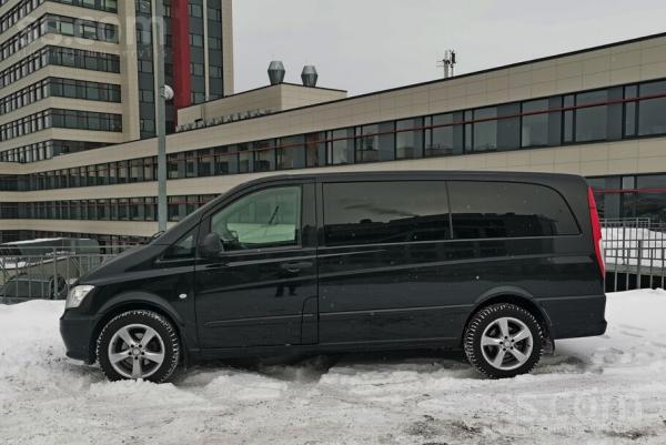 Black Mercedes-Benz Vito 2013 in Riga, with an engine capacity of 2.20 L and mileage of 0 thousand km for 10590 €, photo 7 on AUTOMOTO.COM.LV