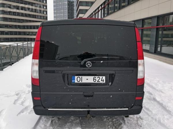 Black Mercedes-Benz Vito 2013 in Riga, with an engine capacity of 2.20 L and mileage of 0 thousand km for 10590 €, photo 10 on AUTOMOTO.COM.LV