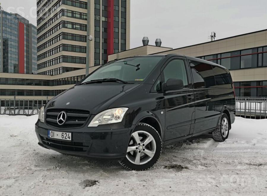 Black Mercedes-Benz Vito 2013 in Riga, with an engine capacity of 2.20 L and mileage of 0 thousand km for 10590 €, photo 1 on AUTOMOTO.COM.LV