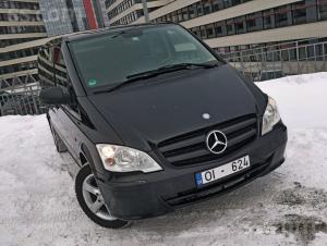 Black Mercedes-Benz Vito 2013 in Riga, with an engine capacity of 2.20 L and mileage of 0 thousand km for 10590 €, photo 4 on AUTOMOTO.COM.LV
