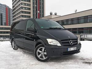 Black Mercedes-Benz Vito 2013 in Riga, with an engine capacity of 2.20 L and mileage of 0 thousand km for 10590 €, photo 5 on AUTOMOTO.COM.LV