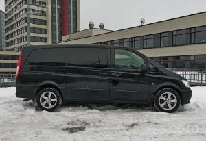 Black Mercedes-Benz Vito 2013 in Riga, with an engine capacity of 2.20 L and mileage of 0 thousand km for 10590 €, photo 6 on AUTOMOTO.COM.LV