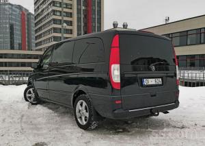 Black Mercedes-Benz Vito 2013 in Riga, with an engine capacity of 2.20 L and mileage of 0 thousand km for 10590 €, photo 9 on AUTOMOTO.COM.LV