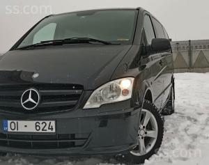 Black Mercedes-Benz Vito 2013 in Riga, with an engine capacity of 2.20 L and mileage of 0 thousand km for 10590 €, photo 25 on AUTOMOTO.COM.LV