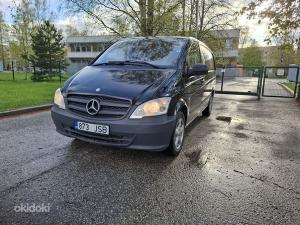 Черный Мерседес Вито 2013 в Тарту, объемом двигателя 2.10 л и пробегом 155 тыс. км за 5999 €, фото  на AUTOMOTO.COM.LV