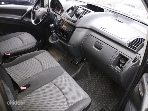 Black Mercedes-Benz Vito 2013 in Tartu, with an engine capacity of 2.10 L and mileage of 155 thousand km for 5999 €, photo 8 on AUTOMOTO.COM.LV