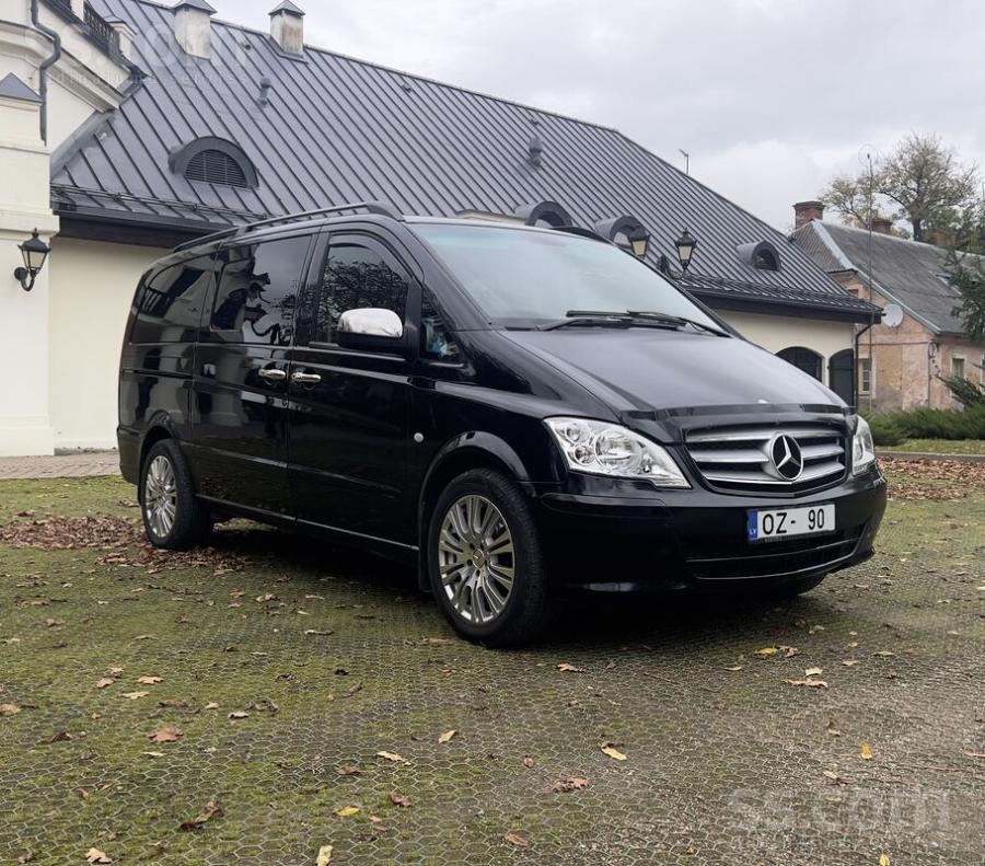 Melns Mercedes-Benz Vito 2013 Gulbene, ar dzinēja tilpumu 2.20 L un nobraukumu 280 tūkst. km par 11390 €, foto 1 vietnē AUTOMOTO.COM.LV