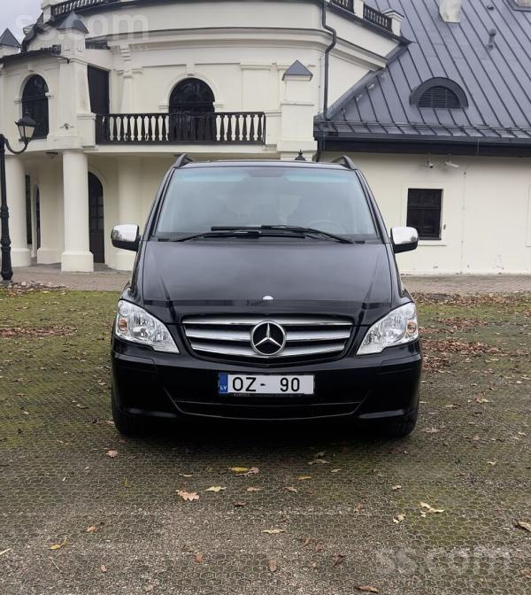 Black Mercedes-Benz Vito 2013 in Gulbene, with an engine capacity of 2.20 L and mileage of 280 thousand km for 11390 €, photo 4 on AUTOMOTO.COM.LV