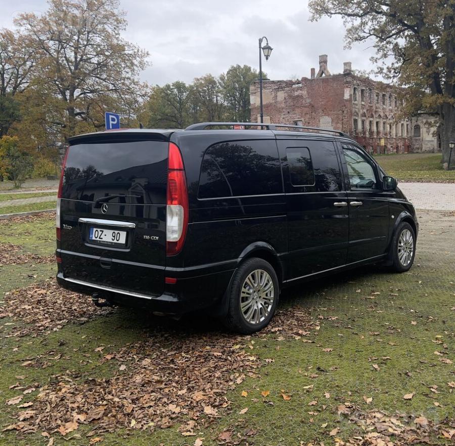 Melns Mercedes-Benz Vito 2013 Gulbene, ar dzinēja tilpumu 2.20 L un nobraukumu 280 tūkst. km par 11390 €, foto 6 vietnē AUTOMOTO.COM.LV