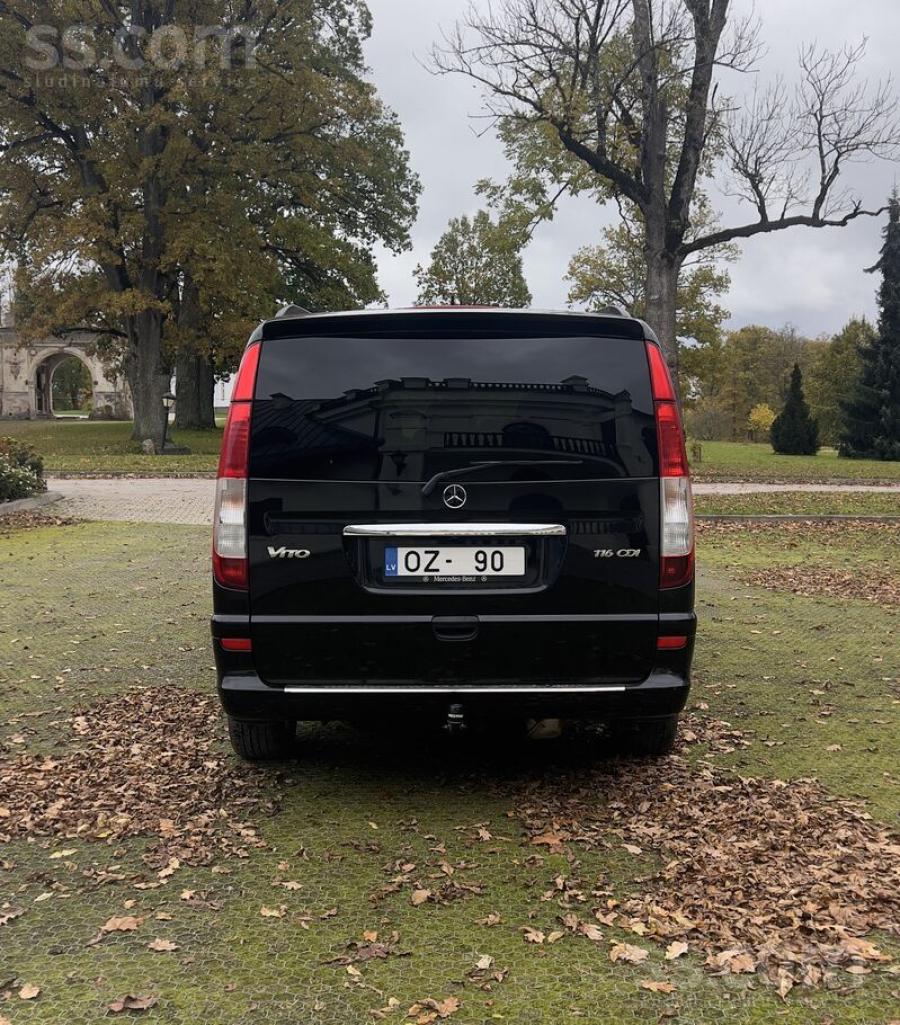Melns Mercedes-Benz Vito 2013 Gulbene, ar dzinēja tilpumu 2.20 L un nobraukumu 280 tūkst. km par 11390 €, foto 7 vietnē AUTOMOTO.COM.LV