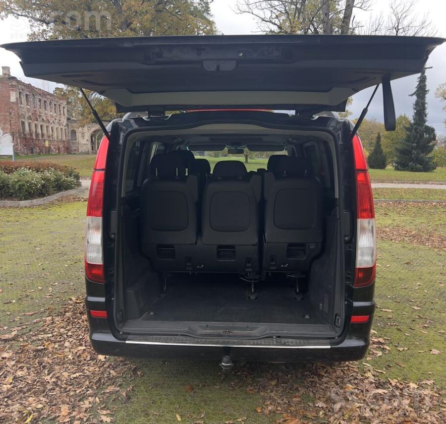 Melns Mercedes-Benz Vito 2013 Gulbene, ar dzinēja tilpumu 2.20 L un nobraukumu 280 tūkst. km par 11390 €, foto 9 vietnē AUTOMOTO.COM.LV
