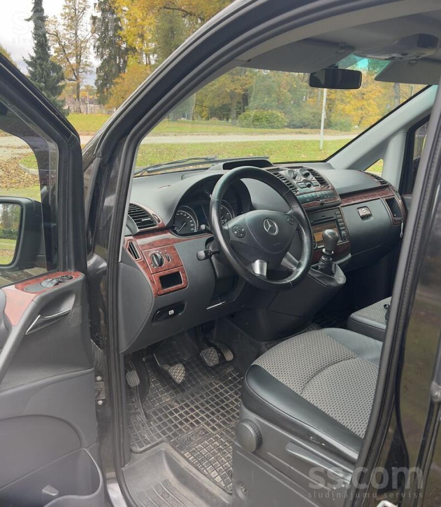 Melns Mercedes-Benz Vito 2013 Gulbene, ar dzinēja tilpumu 2.20 L un nobraukumu 280 tūkst. km par 11390 €, foto 10 vietnē AUTOMOTO.COM.LV