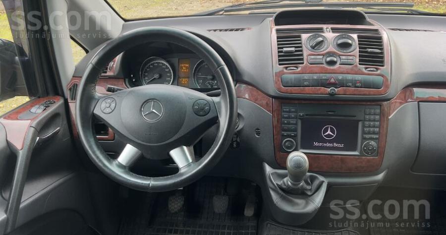 Melns Mercedes-Benz Vito 2013 Gulbene, ar dzinēja tilpumu 2.20 L un nobraukumu 280 tūkst. km par 11390 €, foto 14 vietnē AUTOMOTO.COM.LV